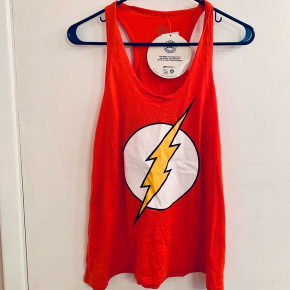 DC Comics | Tops | Dc The Flash Tank Top Ws | Poshmark